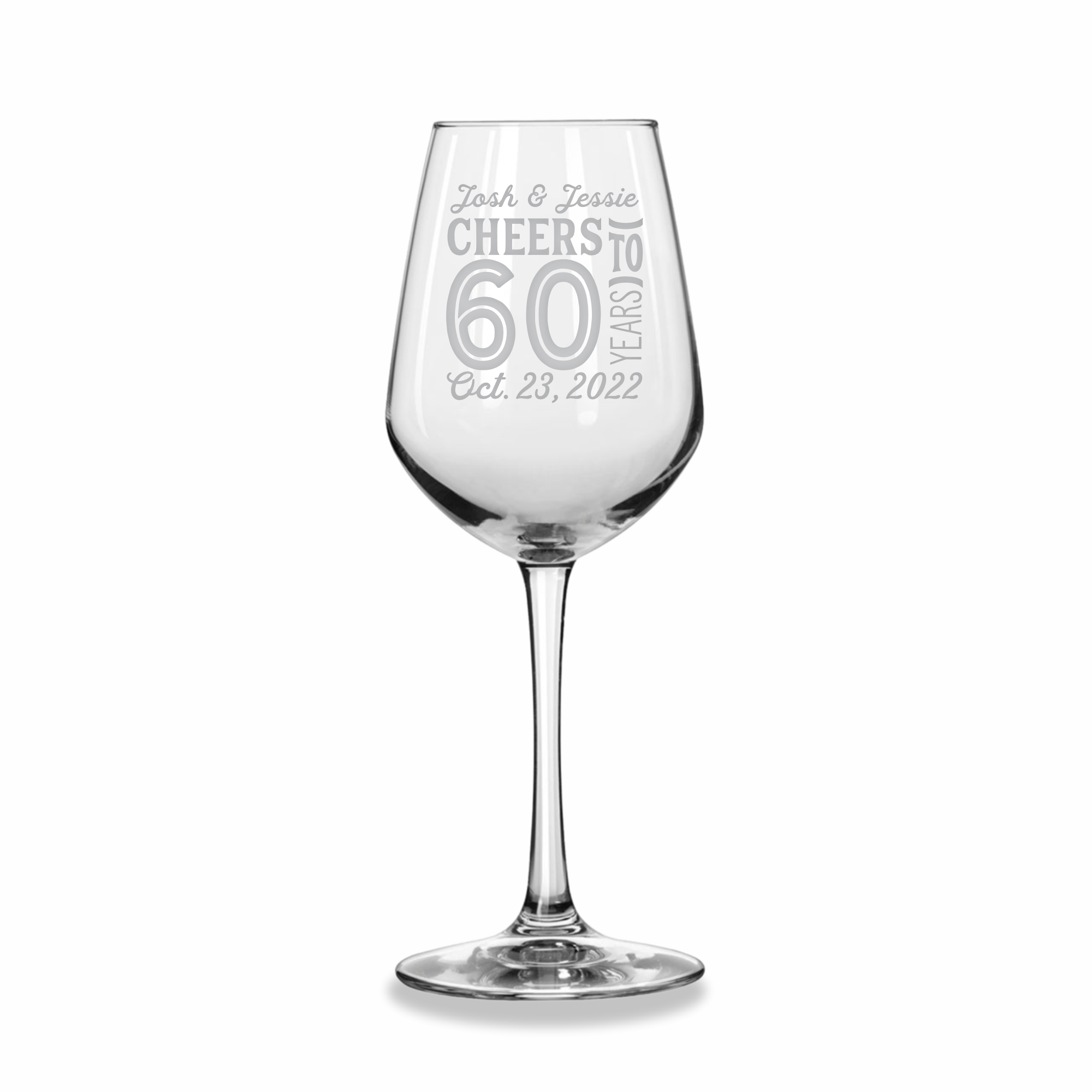 Milestones | Personalized 12.5oz Wine Glass